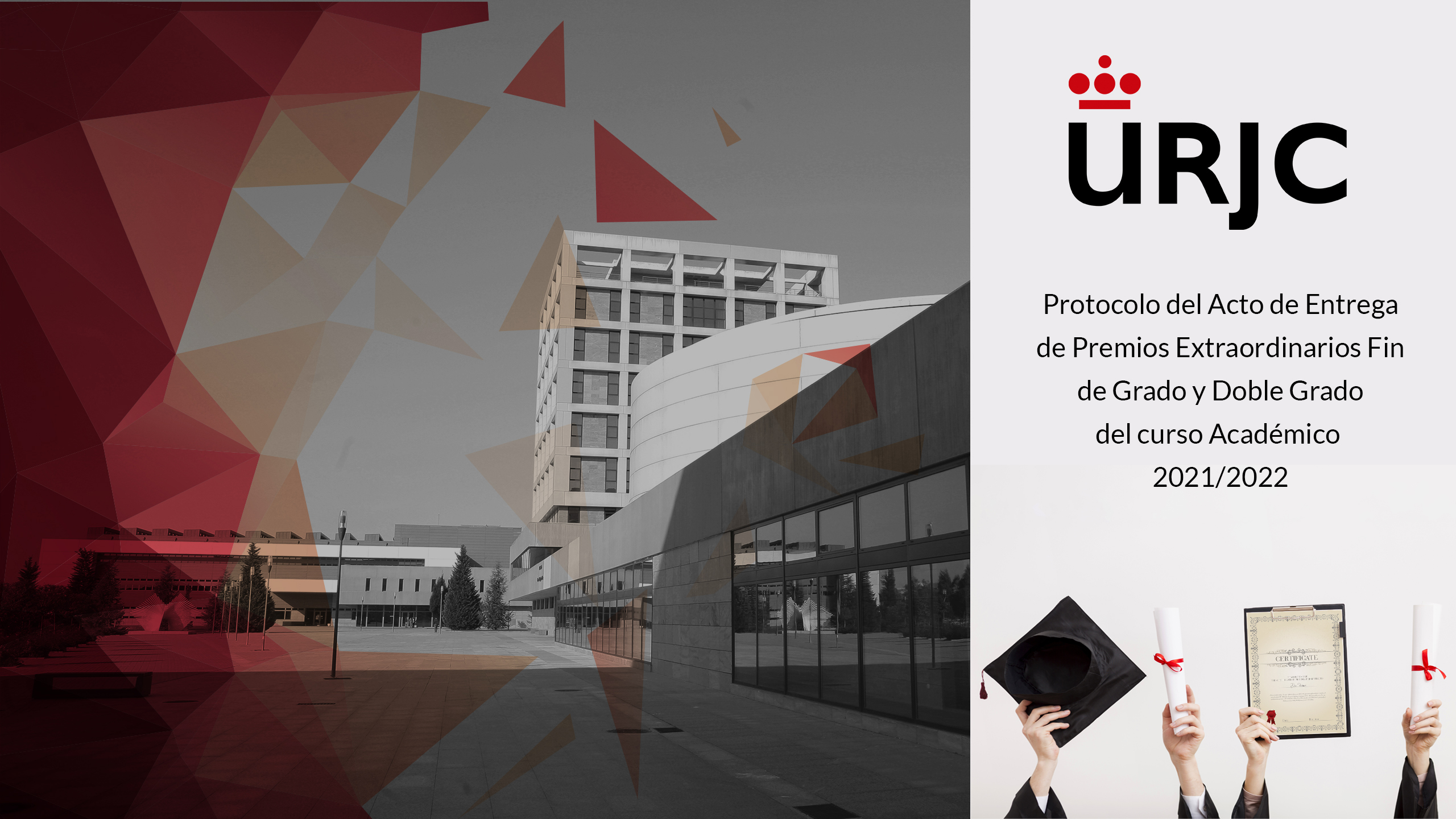 TV URJC - Acto de Entrega de Premios Extraordinarios Fin de Grado y de ...